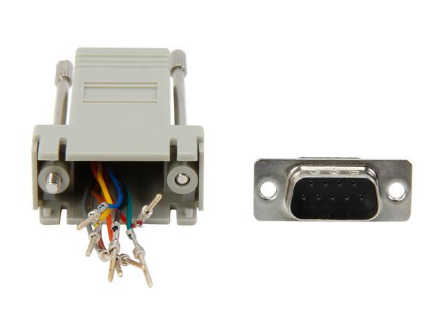 CABLES TO GO 02945 RJ45 to DB9 Male Modular Adapter - Gray - Newegg.ca