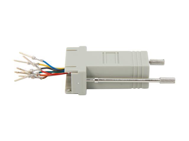 CABLES TO GO 02945 RJ45 to DB9 Male Modular Adapter - Gray - Newegg.ca