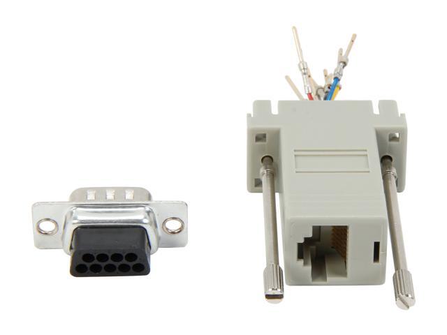 CABLES TO GO 02945 RJ45 to DB9 Male Modular Adapter - Gray - Newegg.ca