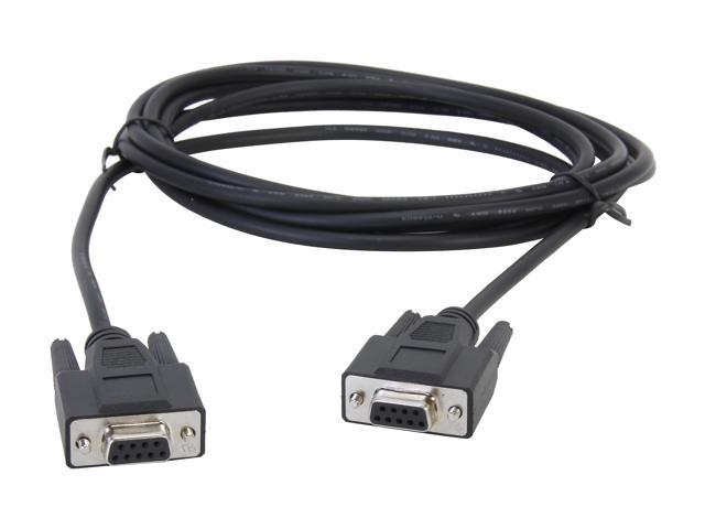 C2G 52039 DB9 F/F Serial RS232 Null Modem Cable, Black (10 Feet, 3.04 Meters) - Newegg.ca