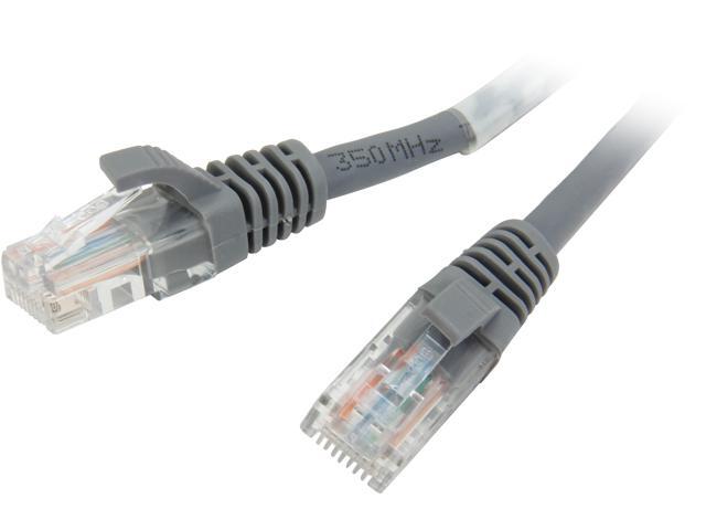CABLES TO GO 15205 14ft Cat5E 350 MHz Snagless Patch Cable - Gray ...