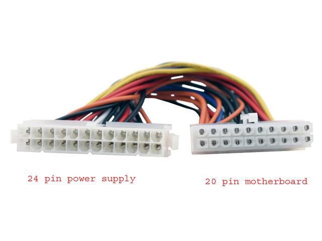 Athena Power Cable-24/20Pin 6 in. Power Supply Converter Cable - Newegg.com