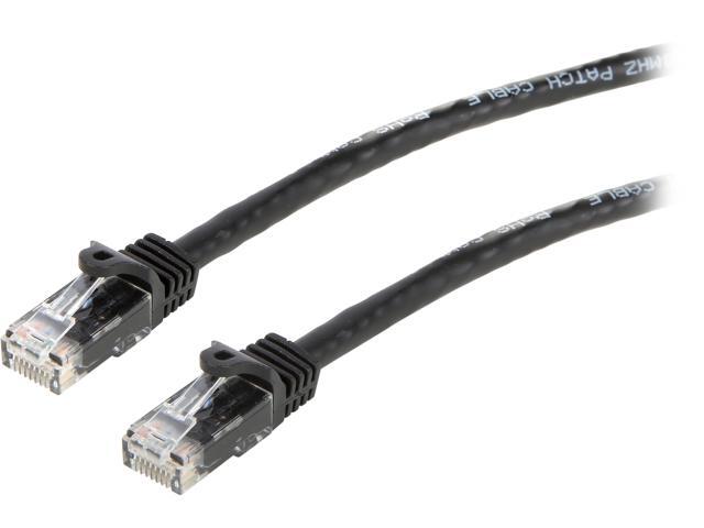ATHENA CLH-NC6U10-BK 10ft Cat6 UTP Patch Cable, black color, 24awg ...