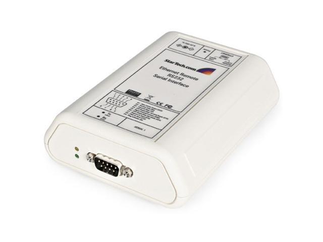 StarTech.com NETRS232_1 1 Port RS-232 Serial Ethernet IP Adapter (Device Server, Console Server ...