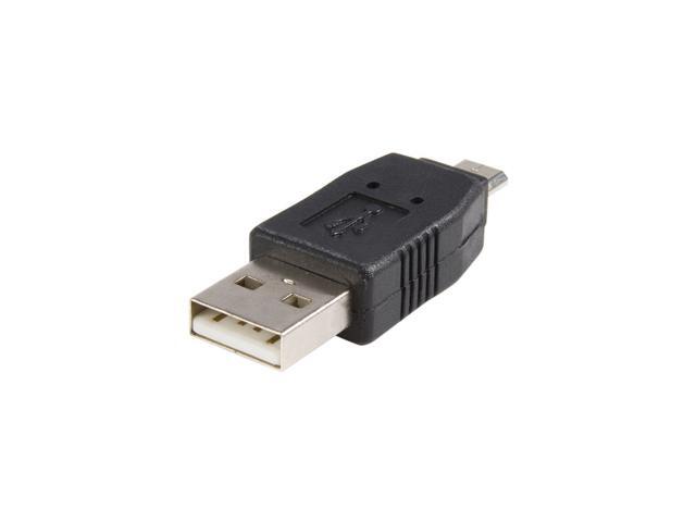 StarTech.com GCUSBAMBM USB A to Micro USB B Cable Adapter - Male to ...