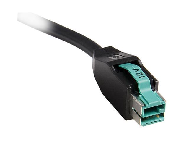 StarTech.com PUSBMYB12V12 12 ft 12V to M Barrel+USB Powered USB Cable ...