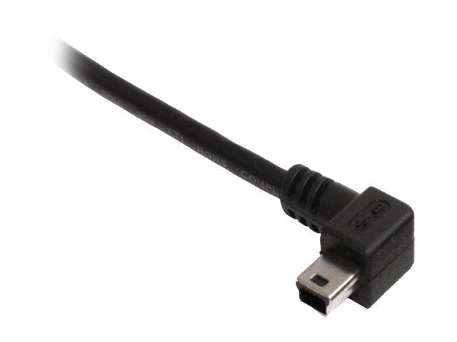 StarTech.com USB2HABM6LA Mini USB Cable - A to Left Angle Mini B ...
