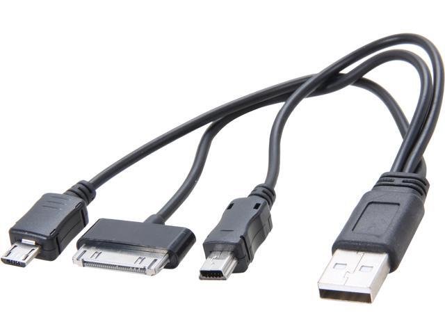 inland 03235 3 in 1 USB multi-charger cable - Newegg.com