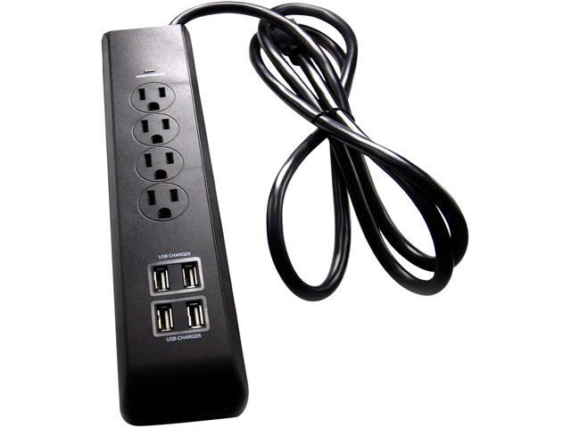 inland 03408 6 Feet 4 Outlets 900 Joules Surge protector - Newegg.com