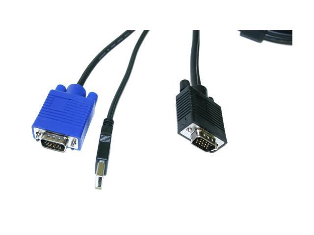 LINKSKEY 10 ft. USB-VGA KVM Combo Cable - Newegg.com