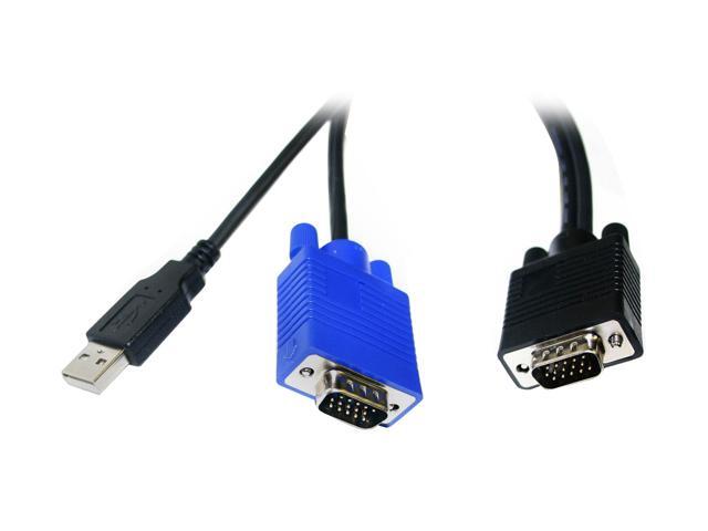 LINKSKEY 6 ft. USB-VGA KVM Combo Cable - Newegg.com