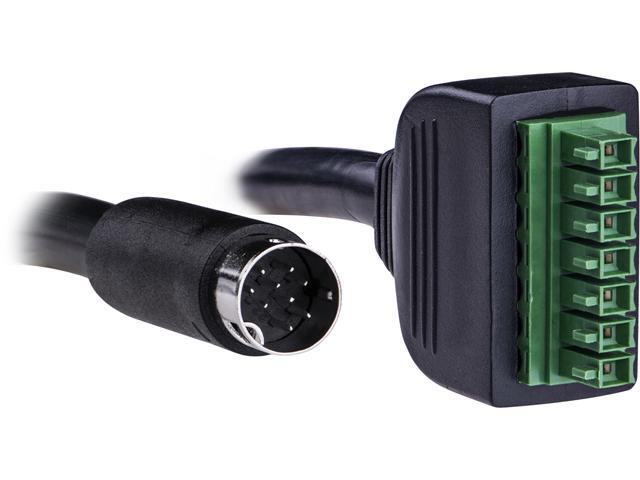 CyberPower Model CBL7PIN350BUL-010-BLK 10 ft. 9-Pin MiniDIN to 7-Pin ...