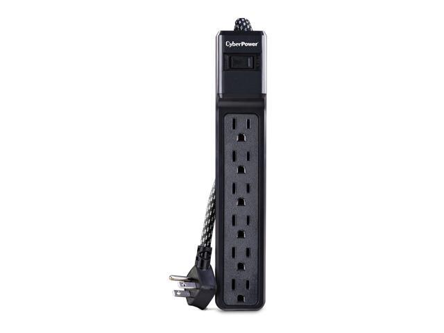 CyberPower B608B Essential Surge Protector - 8 ft (2.4 m) - 6 Outlet ...