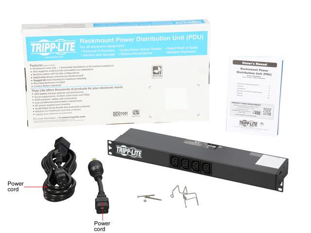 Tripp Lite PDUH20DV Basic 1U Power Distribution Unit - Newegg.com