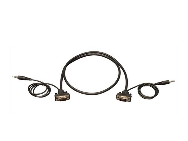 Tripp Lite P504-006-SM 6 ft. SVGA/VGA Compact RGB Coax Monitor Cable ...