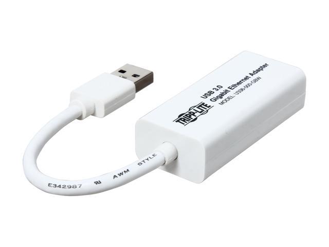 Tripp Lite U336-000-GBW USB 3.0 SuperSpeed to Gigabit Ethernet NIC ...