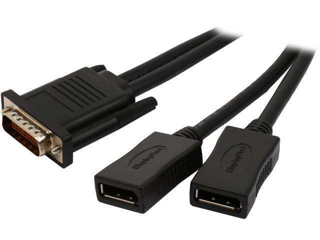 Tripp Lite P576-001-DP 1 ft. DMS-59 to Dual DisplayPort Splitter Y ...