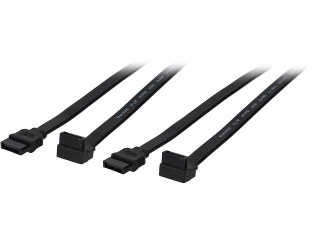 ASUS 14G00012707N 1.25 ft. SATA II ONE 90 Degree ANGLE CABLE 2PCS/BAG ...