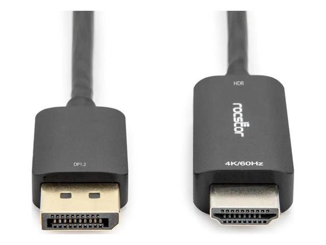 DisplayPort to HDMI 4K Active Cable-6ft Premium 6ft (1.8m) DisplayPort ...