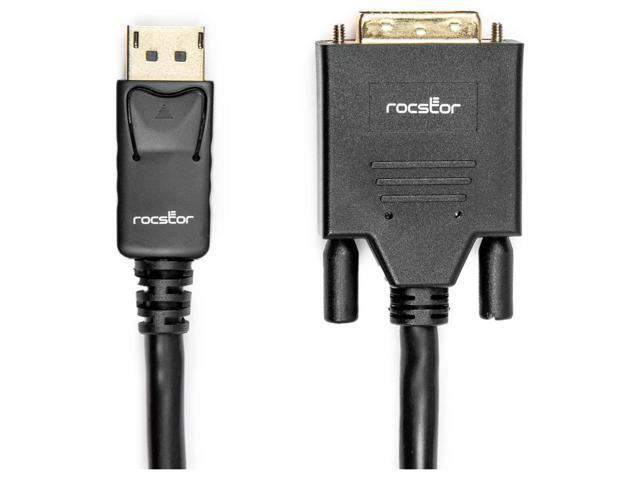 Premium 6ft (1.8m) DisplayPort to DVI Active Cable M/M - DP to DVI-D ...