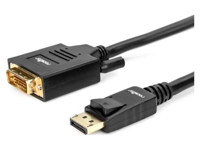 Premium 6ft (1.8m) DisplayPort to DVI Active Cable M/M - DP to DVI-D ...