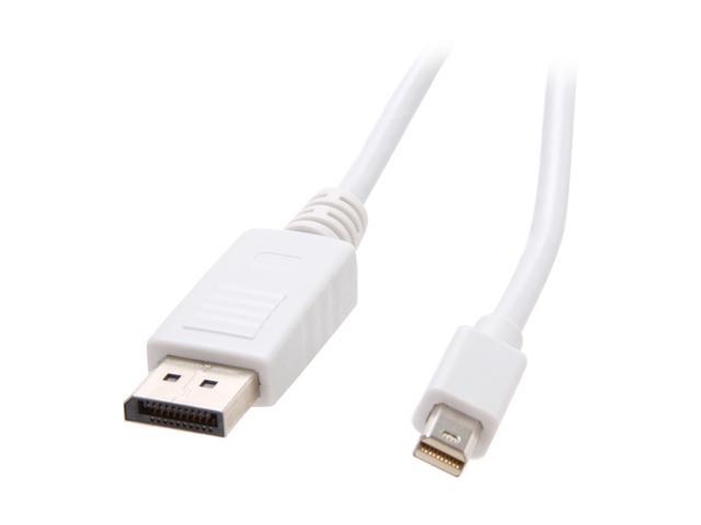 BYTECC Model DPR-10 Mini DisplayPort Male to DisplayPort Male Video ...