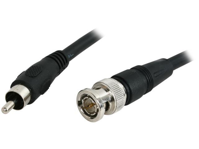 BYTECC BNC/RCA-25K 25 ft. BNC to RCA Cable, 75 ohm, Black - Newegg.com