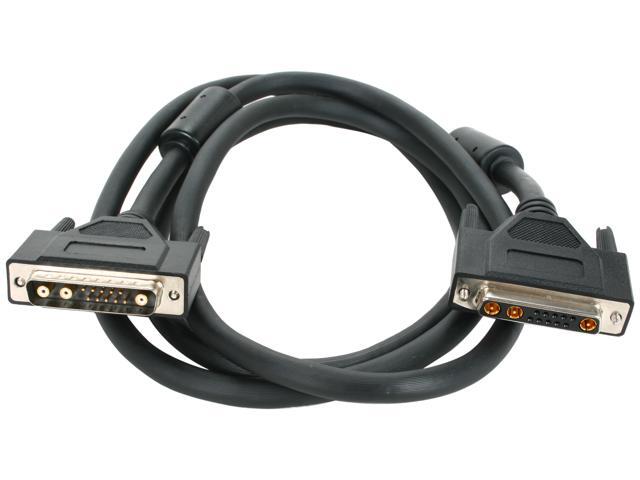 BYTECC 13W3MF-6 6 ft. DB13W3 (SUN) Monitor Male to Female Cable, Black ...