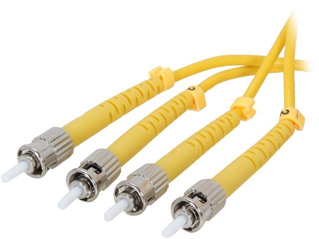 BYTECC SD-ST2 2m SD-ST ST to ST Duplex (2 Strand) Cable, Single Mode 9/ ...