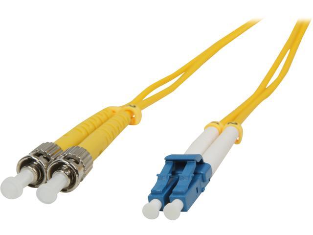 BYTECC SD-LST1 1m SD-LST LC to ST Duplex (2 Strand) Cable, Single Mode ...