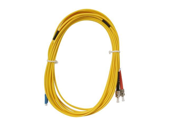 BYTECC SD-LST5 5m SD-LST LC to ST Duplex (2 Strand) Cable, Single Mode ...