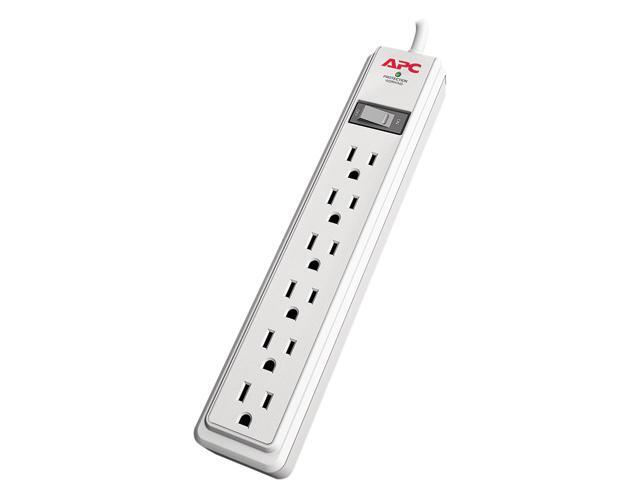 APC Essential SurgeArrest 6 Outlet 6 foot Cord, 120V - Newegg.com