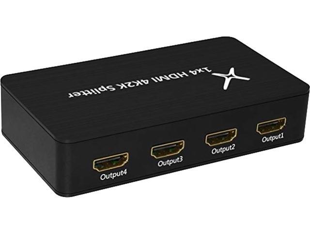 XtremPro 11005 HDMI Splitter Slim 1x4 Ports, 1 input 4 output Aluminium ...