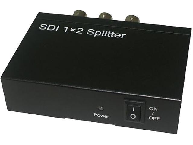 XtremPro 66004 SDI Splitter 1x2 Supports 3G-SDI, HD-SDI, SD-SDI Signals ...