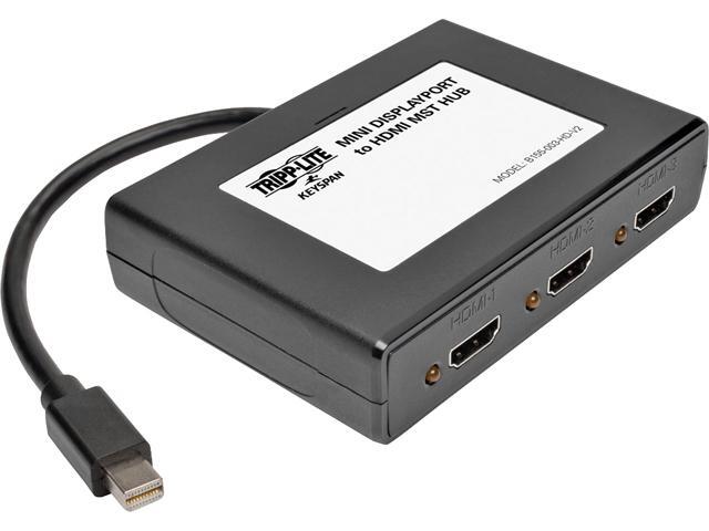 Tripp Lite B155-003-HD-V2 3-Port Mini DisplayPort 1.2 to HDMI Multi ...