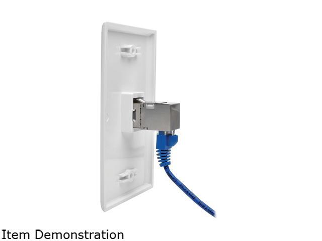 Tripp Lite N235-001-SH-6AD Cat6a Straight-Through Modular Shielded In ...