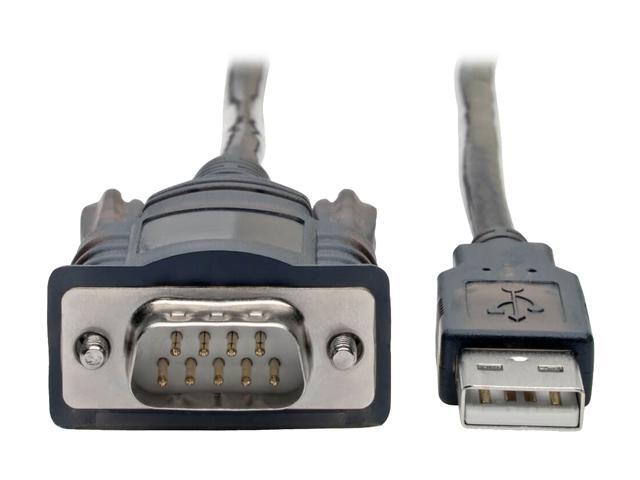 Tripp Lite FTDI USB to Serial RS-232 Adapter Cable w/ COM Retention M/M ...