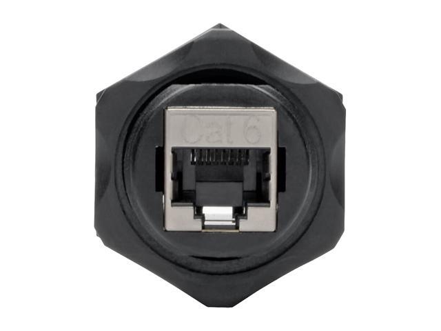 Tripp Lite RJ45 Bulkhead Coupler Cat5/Cat6 F/F Shielded Industrial Dust ...
