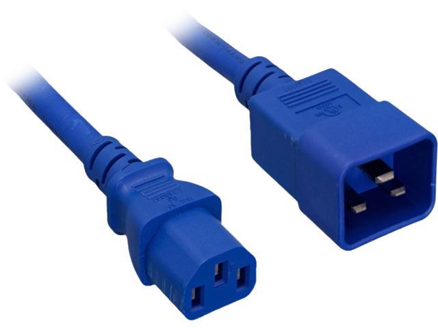 Nippon Labs 14AWG C20 To C13 Universal Jumper Power Cord, SJT 15A/250V ...