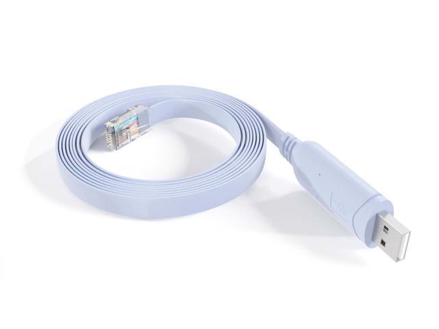 Nippon Labs USB 2.0 Type A Male / RJ45 Male 8P8C Console Cable ...