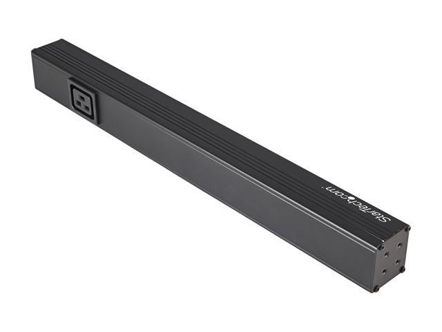 10 Outlet Rack Mount Power Strip 125V/16 Amp, 1U Horizontal 19" Rackmount PDU, NEMA 5-20P Input ...
