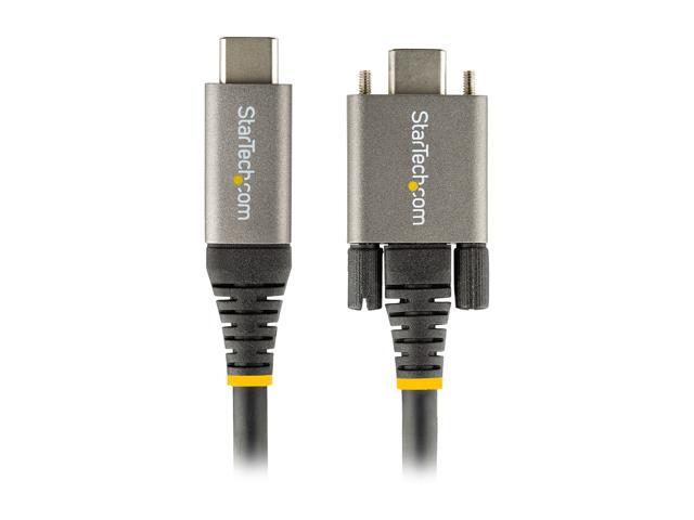 3ft 1m Side Screw Locking USB C Cable 10Gbps, USB 3.1/3.2 Gen 2 Type-C ...