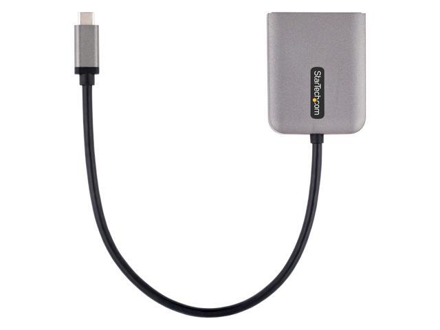StarTech.com 2-Port USB-C MST Hub, Dual-DisplayPort up to 4K 60Hz w/ DP ...