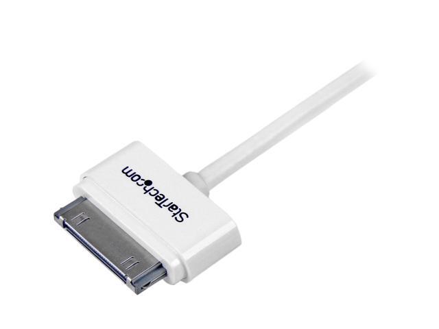 StarTech.com USB2ADC1MUL White Apple 30-pin Dock Connector to Left ...