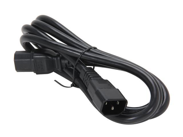 StarTech.com Model PXTC14C156 6 ft. 14 AWG Computer Power Cord - IEC ...