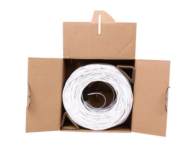 StarTech.com WIR5ECMRWH 1000 ft. Solid UTP Riser Ethernet Cable - Bulk ...