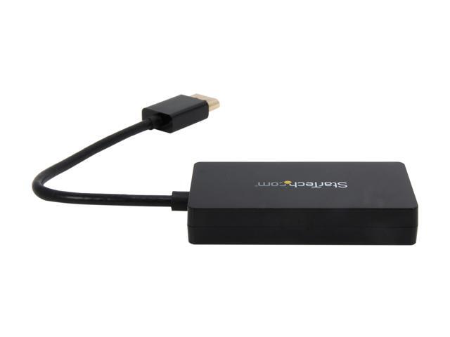 StarTech.com DP2VGDVHD Travel A/V adapter: 3-in-1 DisplayPort to VGA ...