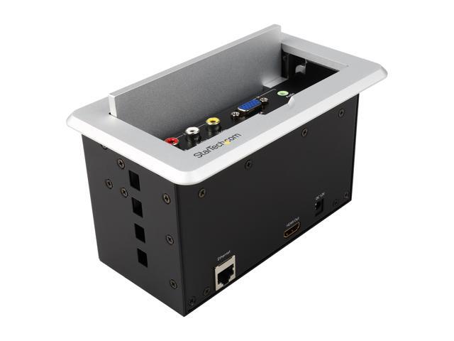 StarTech.com BOX4HDECP Conference Table Connectivity Box - HDMI / VGA ...