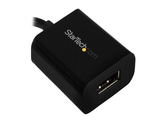 StarTech.com CDP2DP USB-C to DisplayPort Adapter - 4K 60Hz - Black ...
