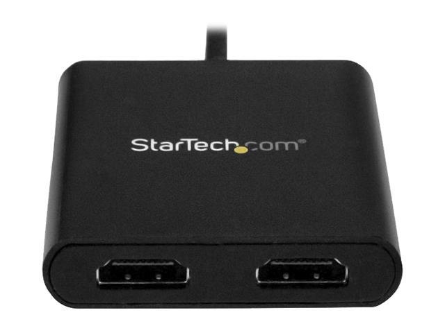StarTech.com MSTCDP122HD 2-Port USB-C to HDMI MST Hub - 4K 30Hz - Dual Monitor Video Splitter ...